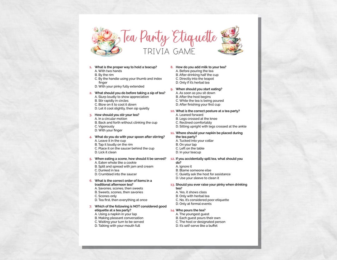 Summer Trivia Game for Pool Party, Fun Trivia Game for Family Game ...