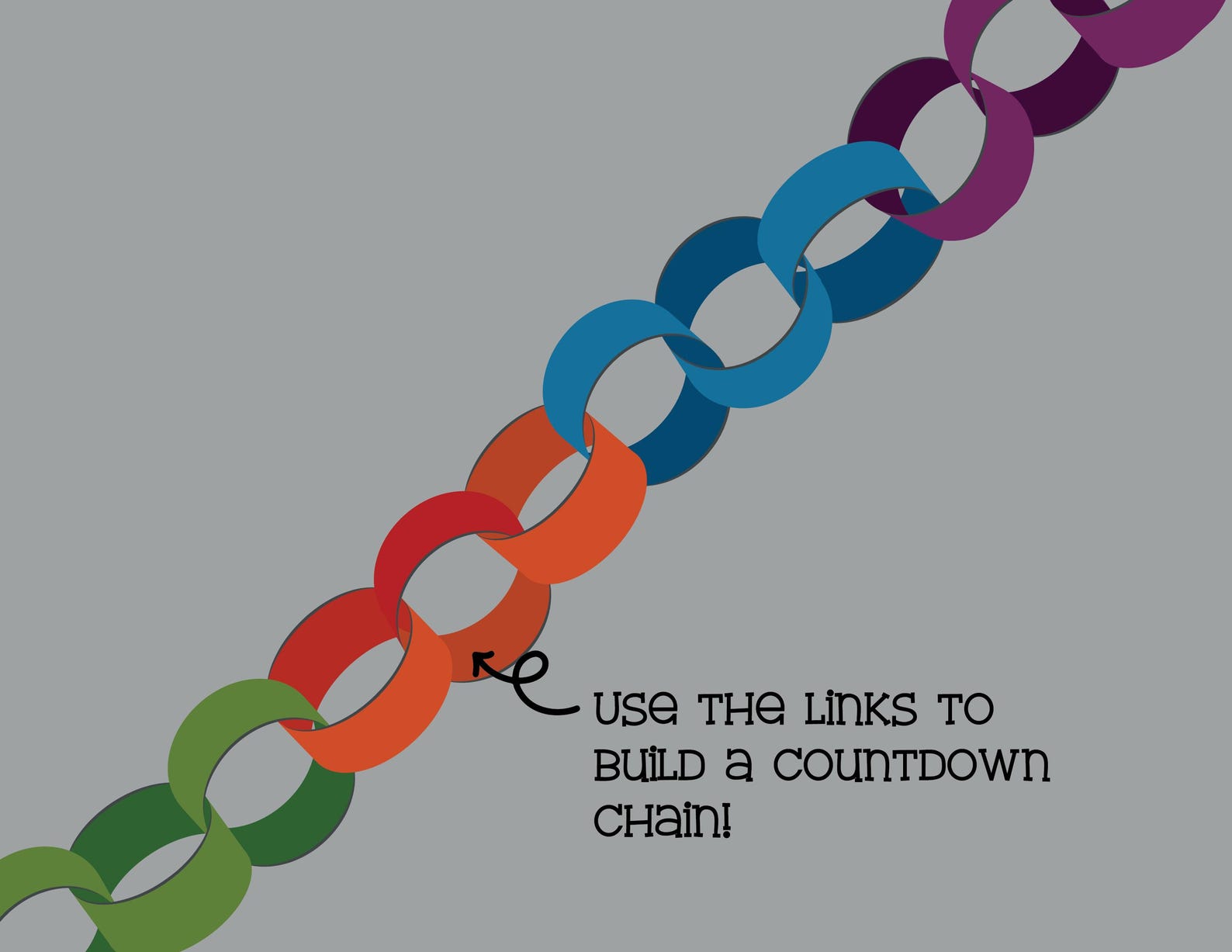 First Day of School Countdown Printable, Back to School Decoration ...