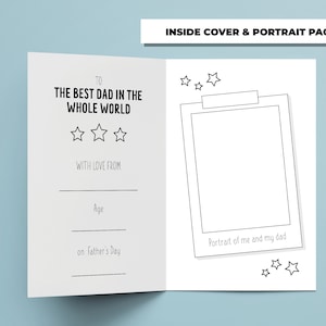 All About Dad Printable Book for Father's Day, Perfect Father's Day ...