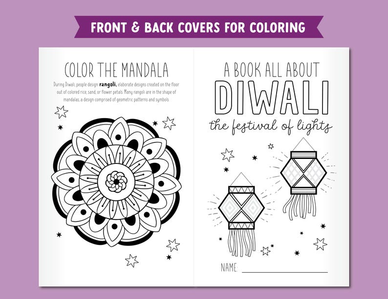 All About Diwali Printable Book, Perfect Diwali Activity for Kids ...
