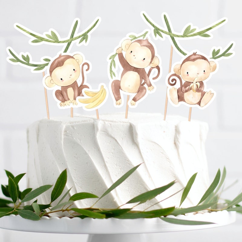 Monkey Birthday Decorations - Etsy