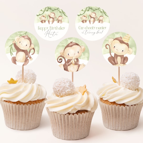 Monkey Birthday - Etsy