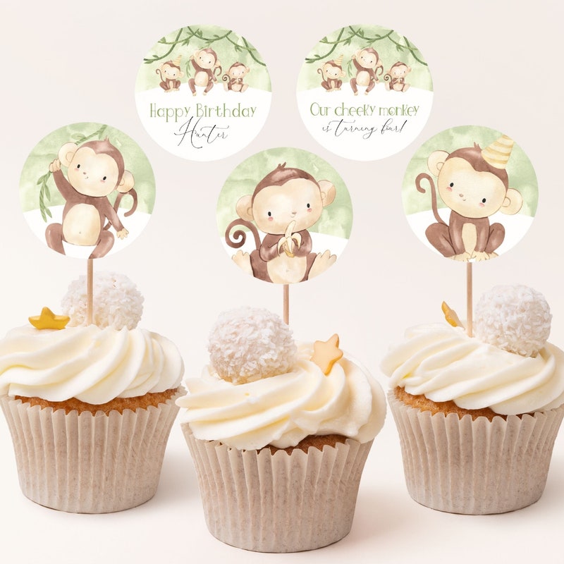 Monkey Topper - Etsy
