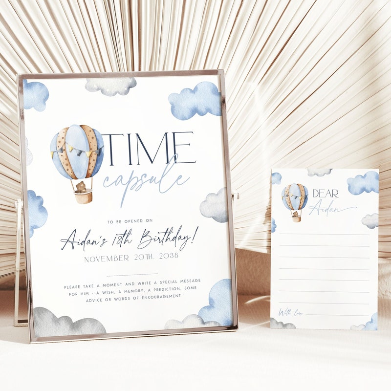 Time Capsule Hot Air Balloon - Etsy