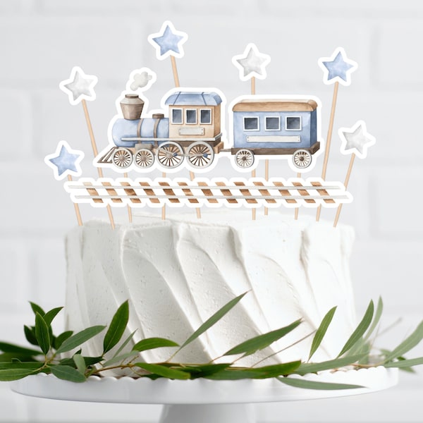 Train Cake Topper - Etsy