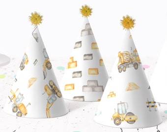 Construction Party Hat - Etsy