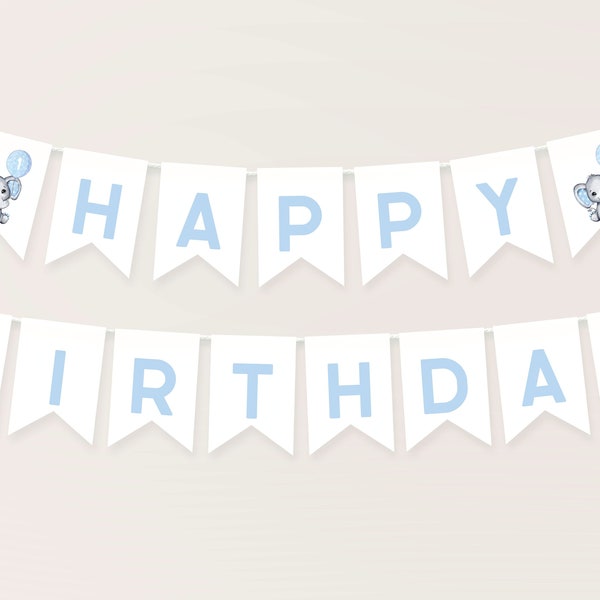 Elephant Garland - Etsy