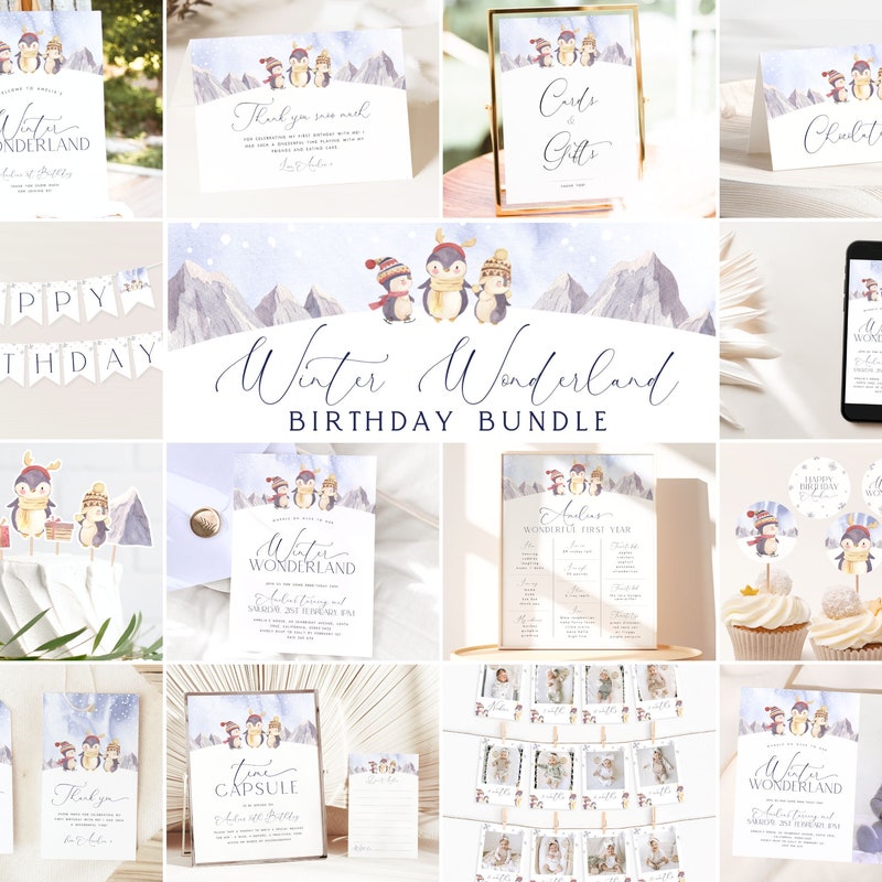 Penguin Birthday - Etsy