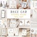 Get Into Gear Race Car Party Bundle Package. Vintage Race Car Birthday ...