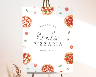 Editable Pizza Party Invitation Customizable Kids Birthday - Etsy