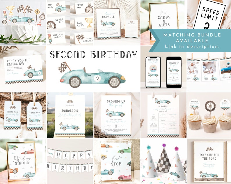 Two Fast Race Car Welcome Sign Template. Vintage Race Car Welcome ...