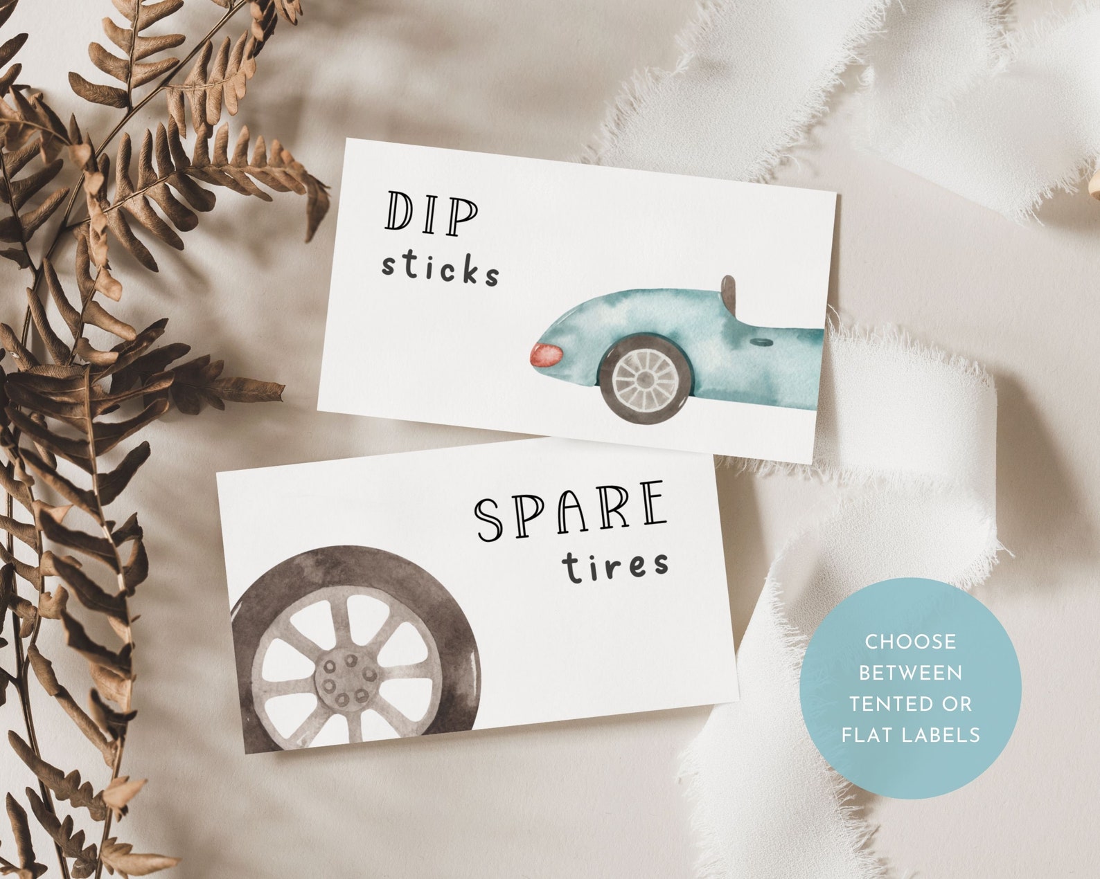 Two Fast Race Car Food Labels 2nd Birthday Template. Second Birthday ...