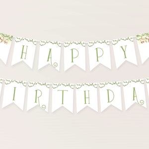 Monkey Happy Birthday Banner Template, Monkey Birthday Banner Jungle ...