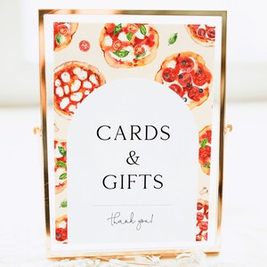 Pizza Party Birthday Sign Pizza Station Sign Editable Template Cards ...