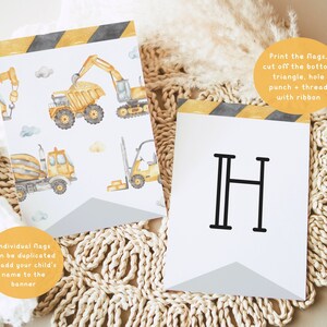 Construction Happy Birthday Banner. Construction Banner Birthday Party ...