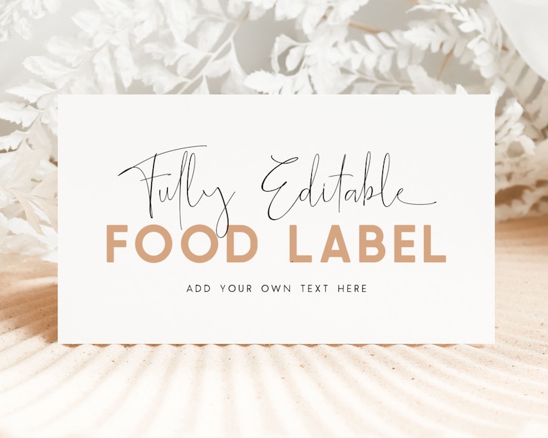 Holy Cow Birthday Food Labels Template. Highland Cow Birthday - Etsy