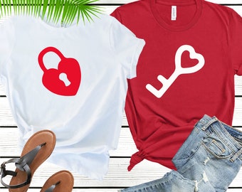 Lock and Key Shirt | Etsy