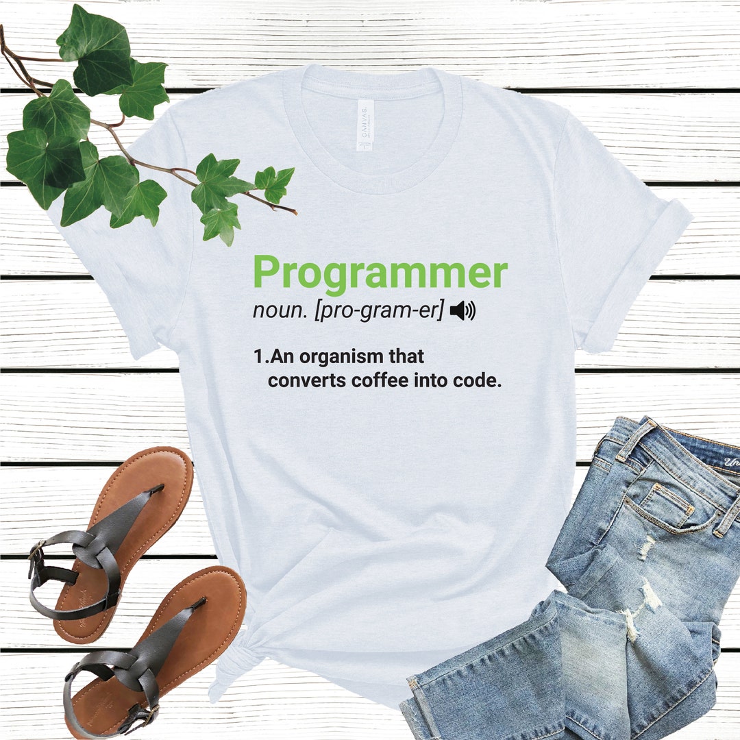 Programmer Coding Shirt, Funny Coding Shirt, Engineer Tshirt, Code TEE, Computer Shirt, Nerd ...