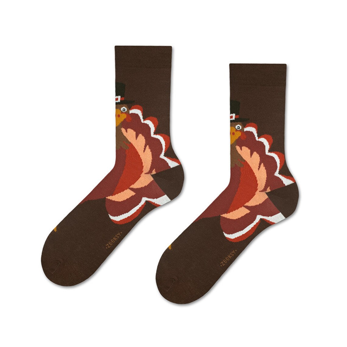 Thanksgiving Socks | 2x Colourful Socks | Motif Socks | Cool Colourful ...