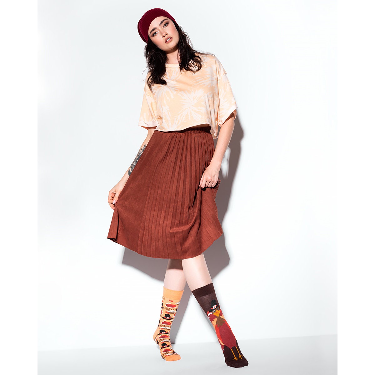 Thanksgiving Socks | 2x Colourful Socks | Motif Socks | Cool Colourful ...