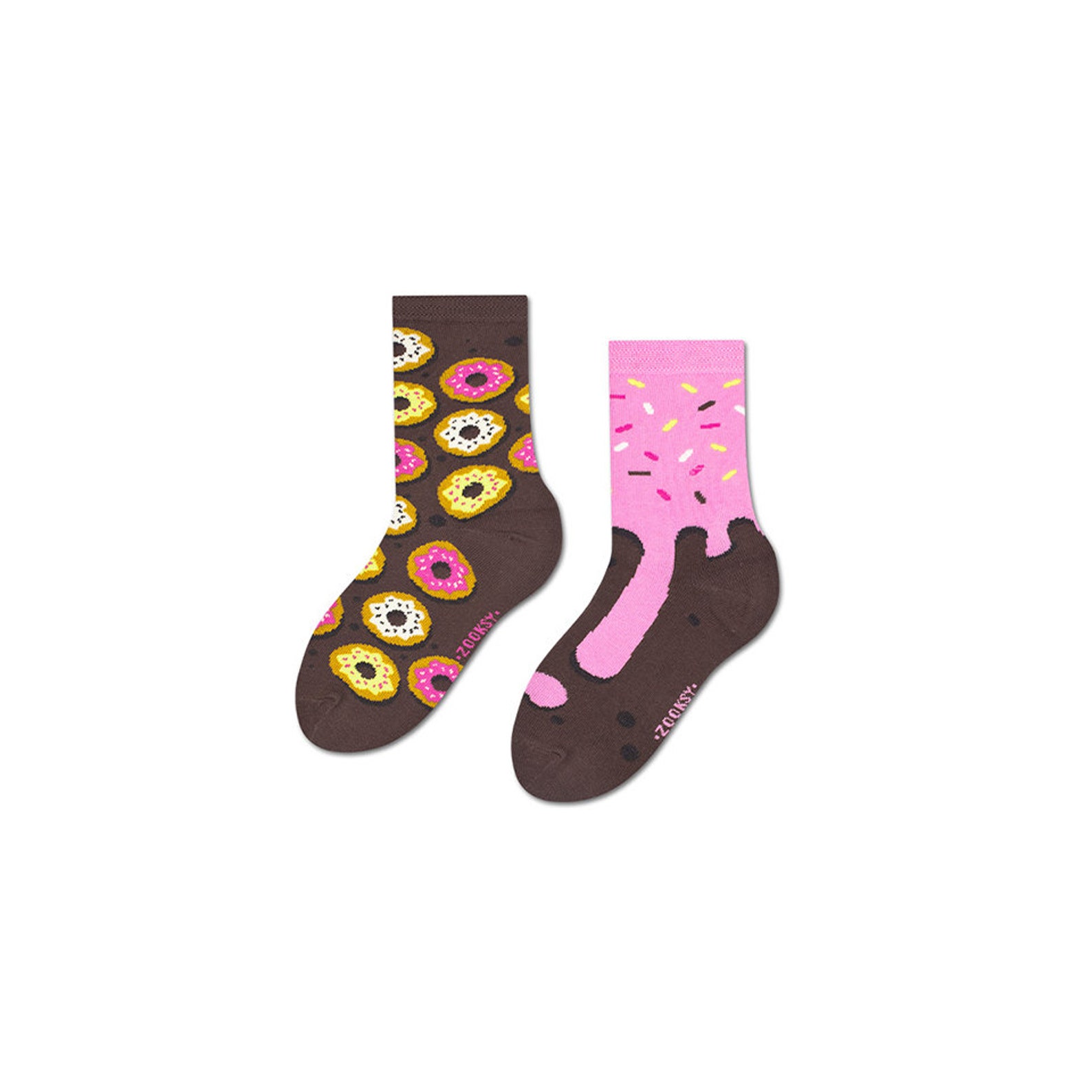 Donut Kids Socks | 1x Colourful Socks | Motif Socks | Cool Colourful ...