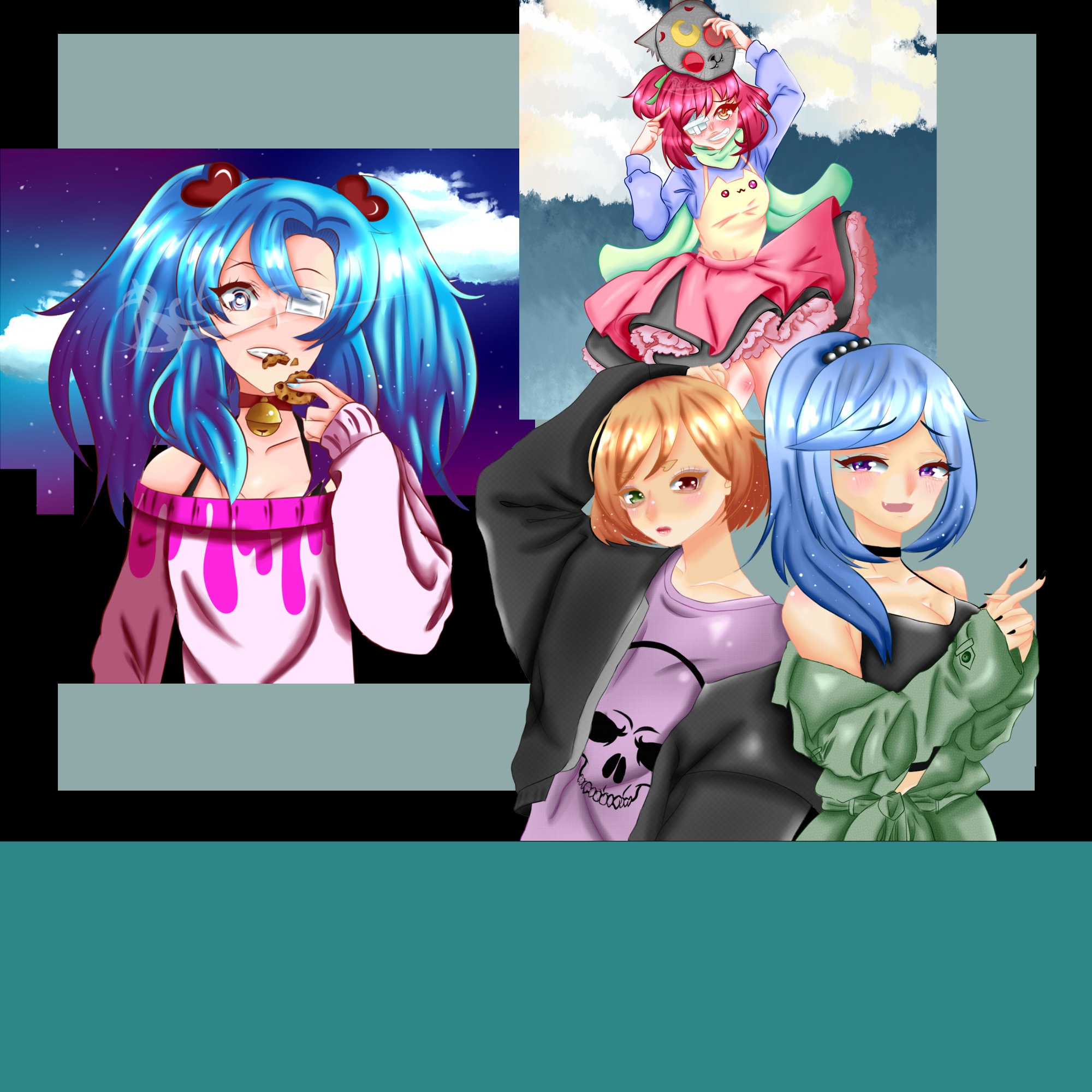 Digital Half Body or Full Body Illustration | Art Commission - Etsy