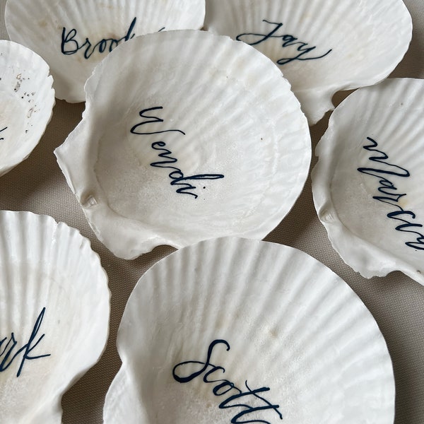 Shell Place Cards - Etsy
