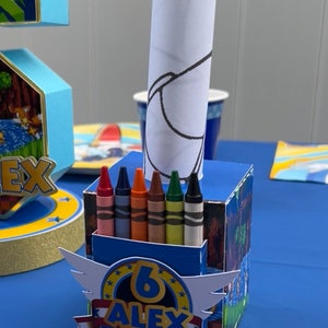 Sonic Coloring Activity Box/ Sonic Party Favor Box - Etsy