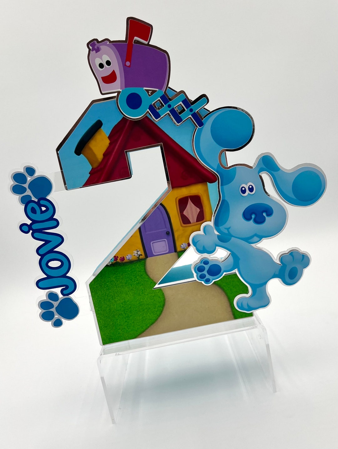 Custom Blue Clues 3D Letters / Cumpleaños Blue Clues Party Decoraciones ...