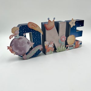 Custom the Little Prince Inspiration 3D Letters / Birthday the Little ...