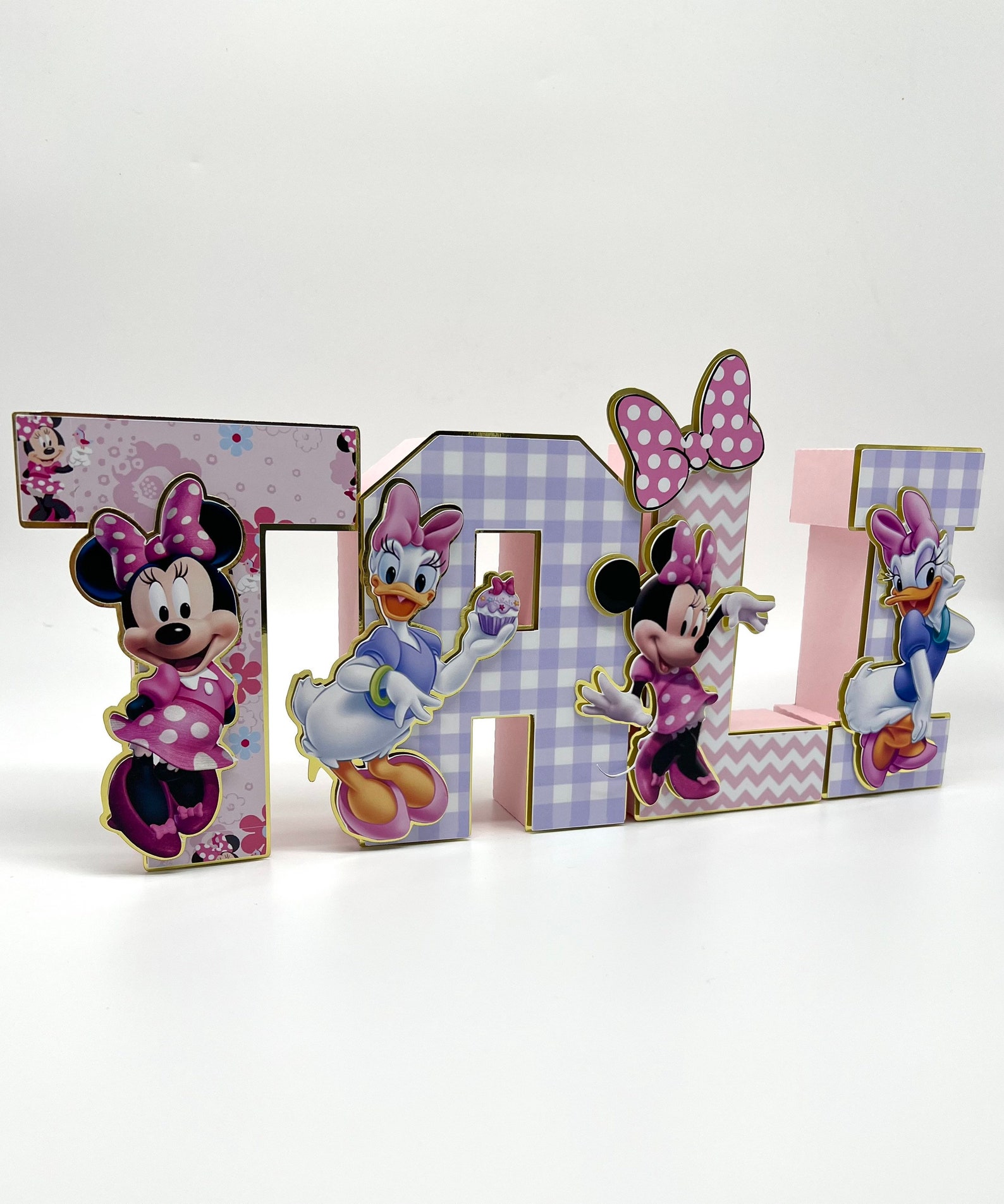 Minnie Mouse Bowtique 3D Letters/minnie Mouse Letters/ Minnie - Etsy