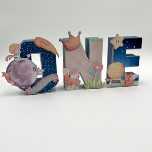 Custom the Little Prince Inspiration 3D Letters / Birthday the Little ...