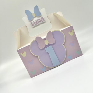 Custom Minnie Mouse Favor Boxes / Party Supplies Minnie Mouse / Party ...