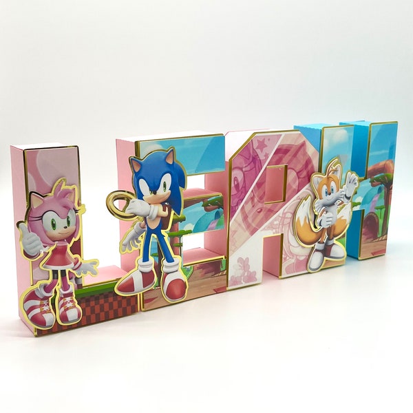 Sonic Birthday Decorations - Etsy