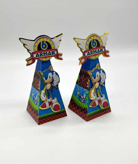 Sonic Favor Box Sonic Candy Box Sonic Party Decorations | Etsy