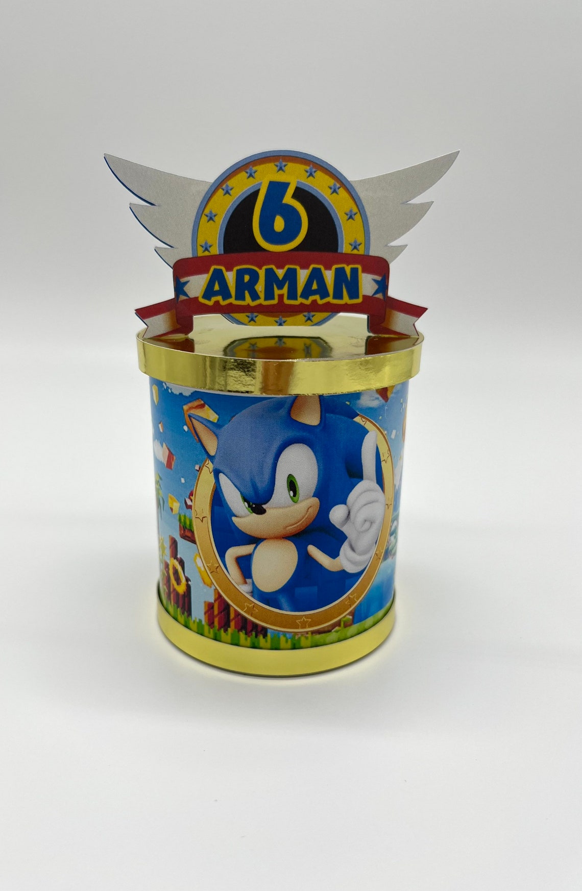Sonic Custom Pringles Pringles Favor Box Party Favors - Etsy