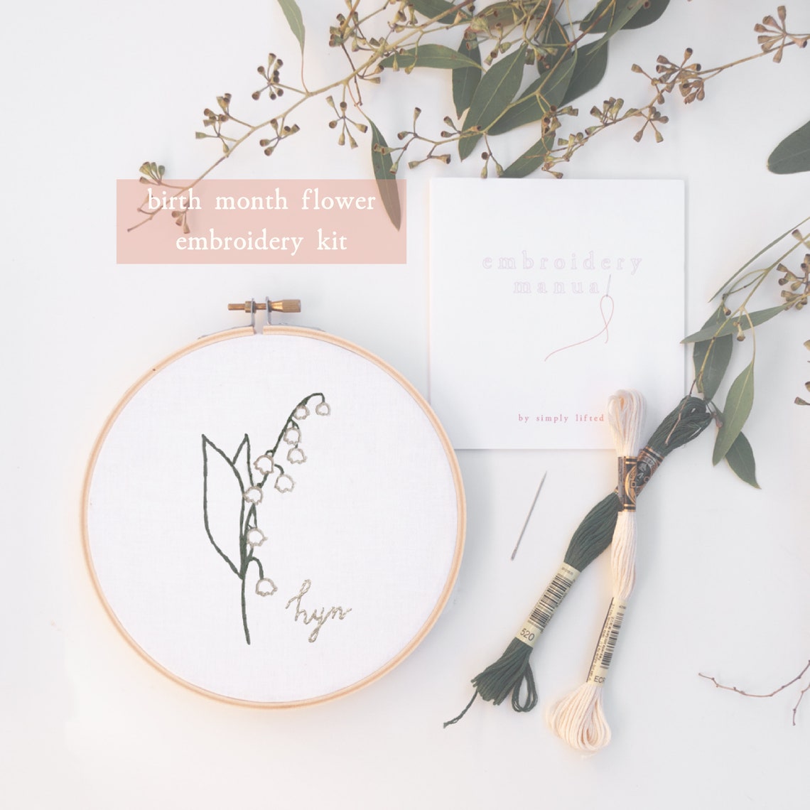 Beginner May Birth Flower Embroidery Kit Lily of the Valley - Etsy