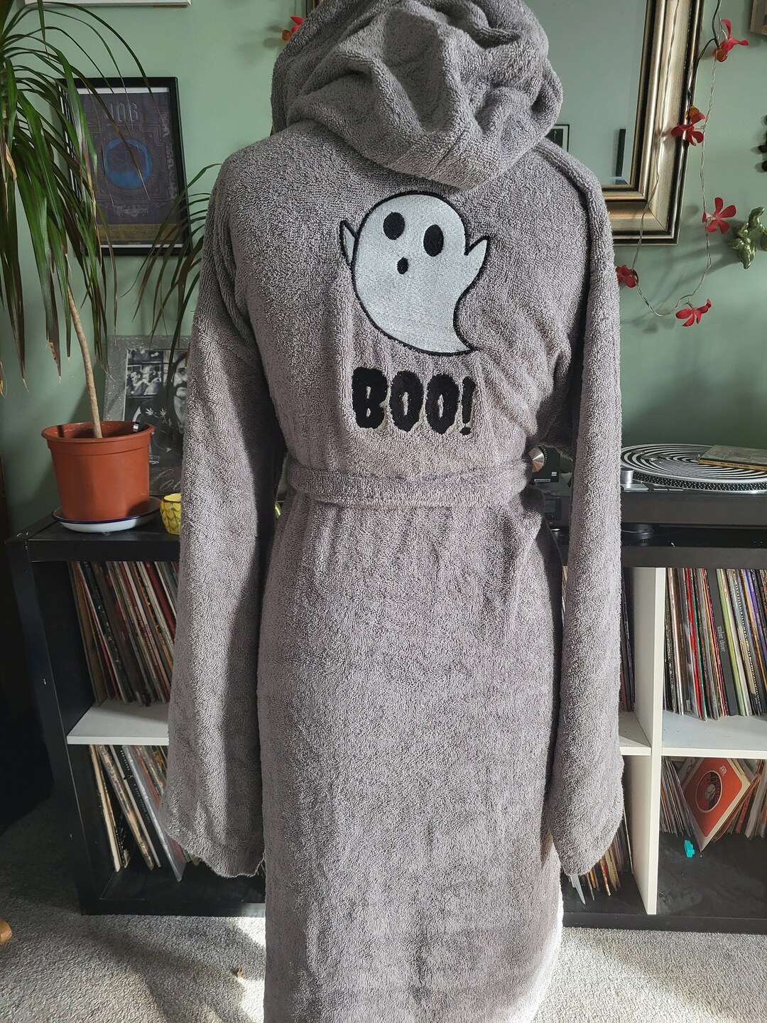 Ghost Boo Bat Halloween Goth Terry Bathrobe Unisex 100% - Etsy