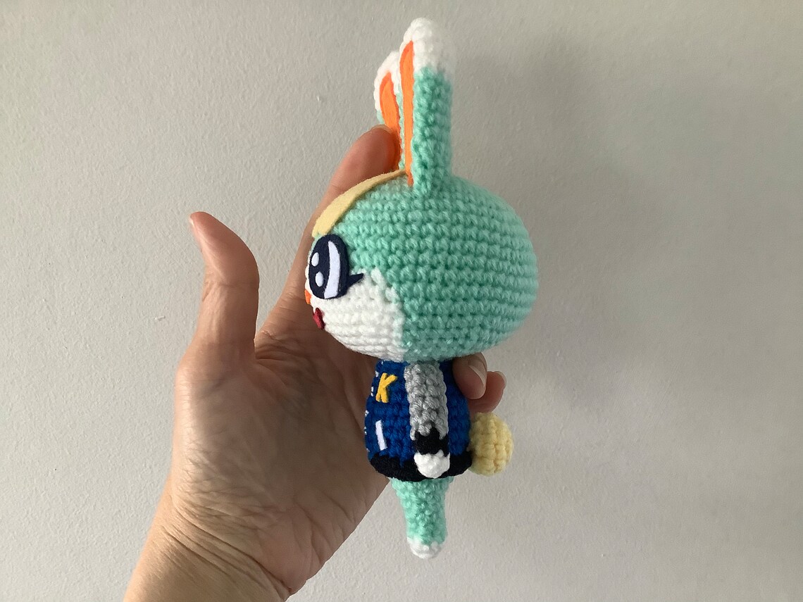 Handmade Animal Crossing Amigurumi Crochet Plush Toy (sasha the Rabbit ...