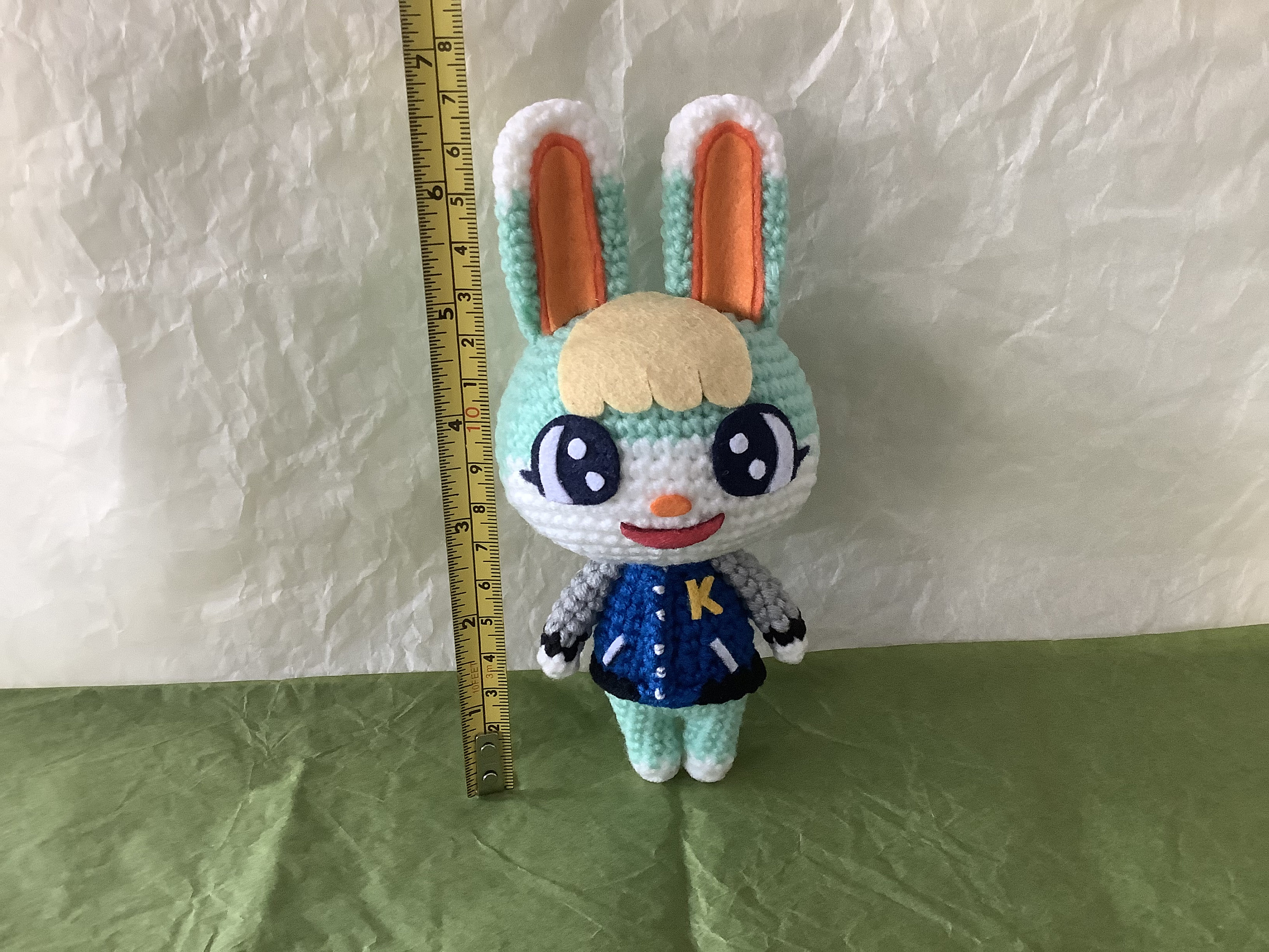 Handmade Animal Crossing Amigurumi Crochet Plush Toy (sasha the Rabbit ...