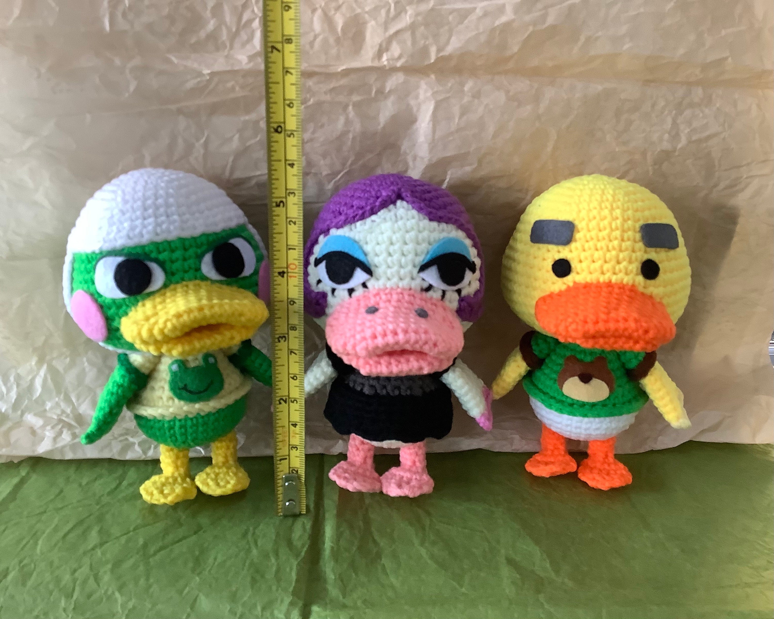 Handmade Animal Crossing Amigurumi Crochet Plush Toy (scoot / Gloria ...