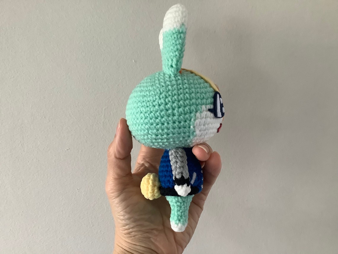 Handmade Animal Crossing Amigurumi Crochet Plush Toy (sasha the Rabbit ...