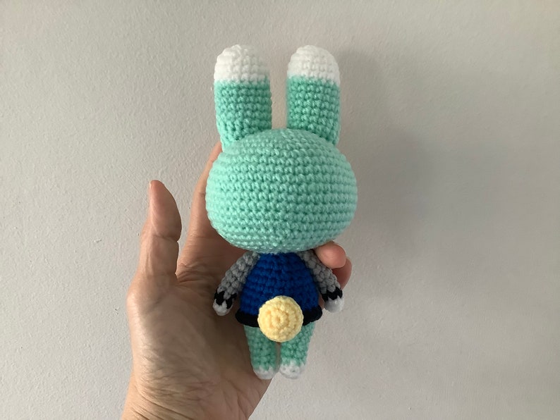 Handmade Animal Crossing Amigurumi Crochet Plush Toy (sasha the Rabbit ...