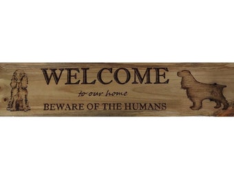 Dog Welcome Sign - Etsy UK