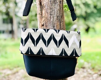 Fold Over Tote Bag | Etsy