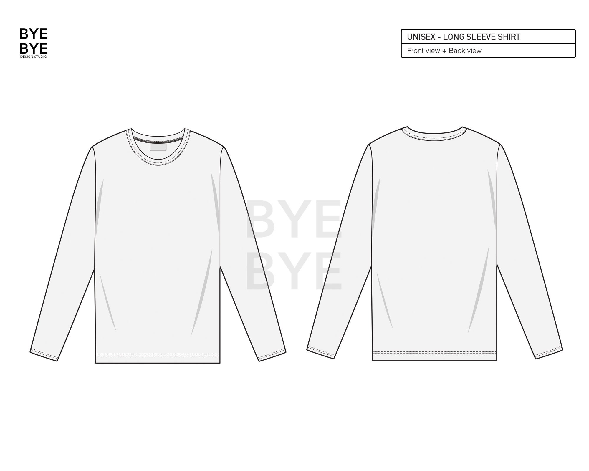 Long Sleeve Shirts Template