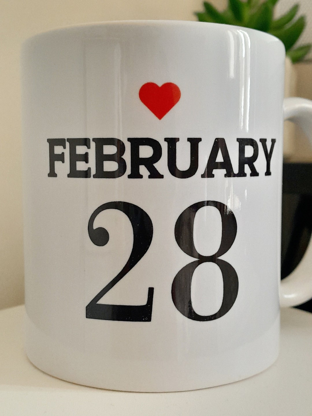 Personalised Mug, Anniversary Mug Special Memory Date Mug, Unique Date ...