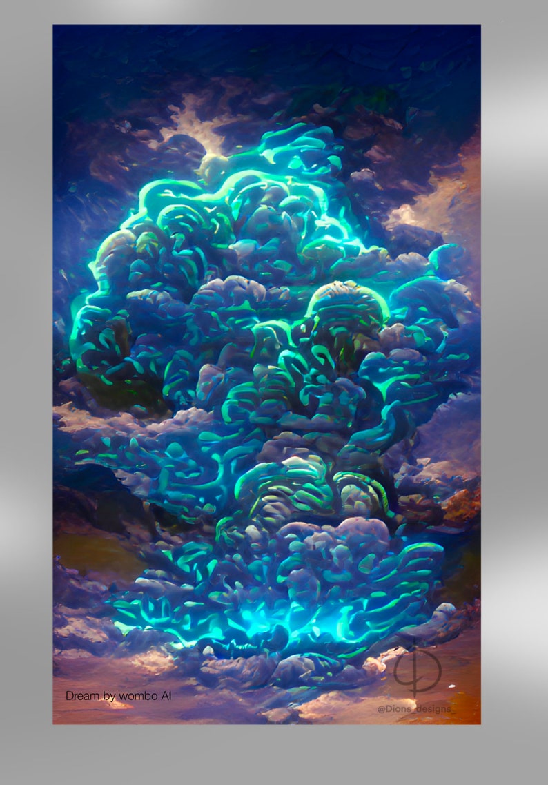 Radioactive Clouds Wallpaper - Etsy