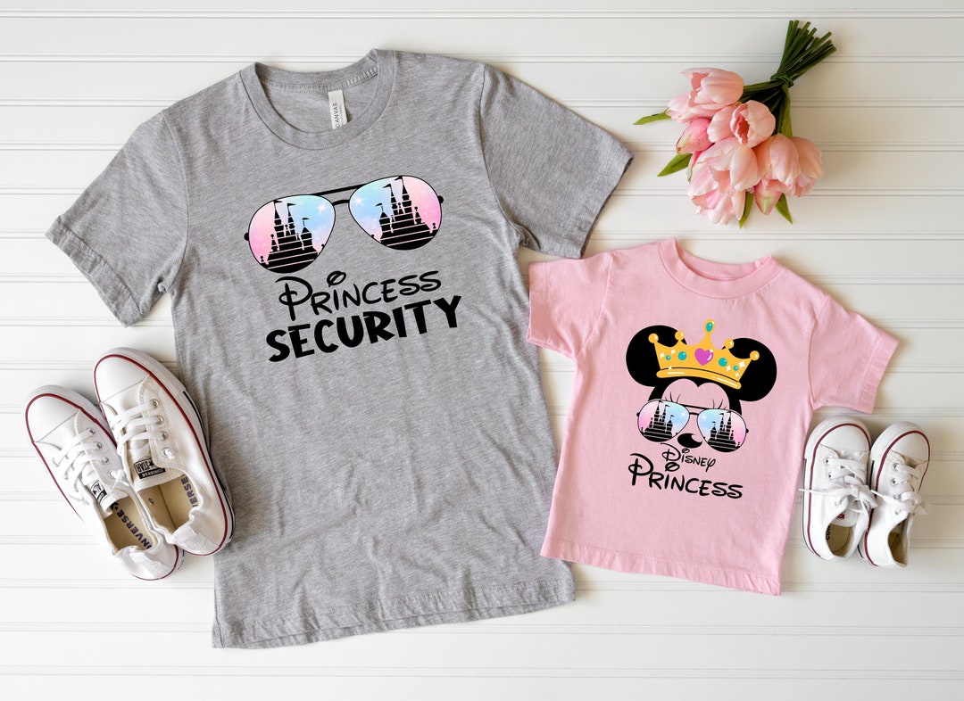 Disney Princess Security Shirts, Disney Princess T-shirt, New Dad ...