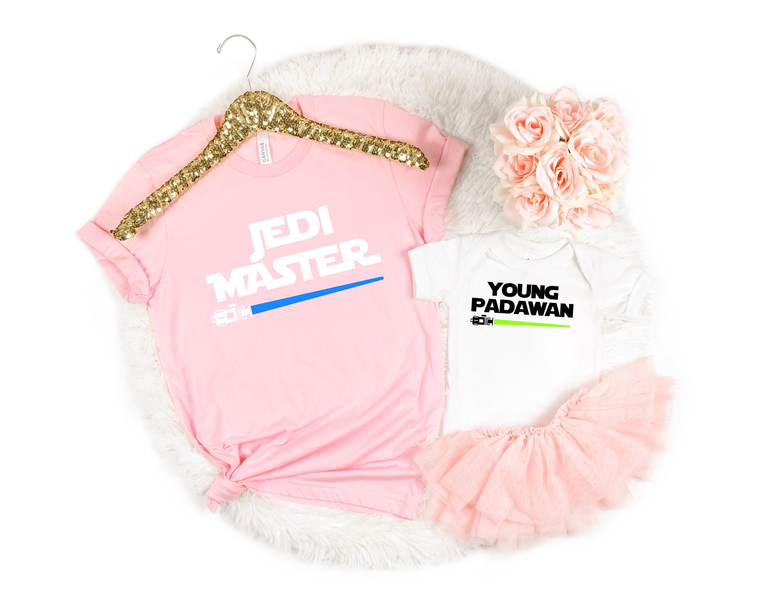 Jedi Master Young Padawan Shirts Matching Star Wars T-shirts - Etsy